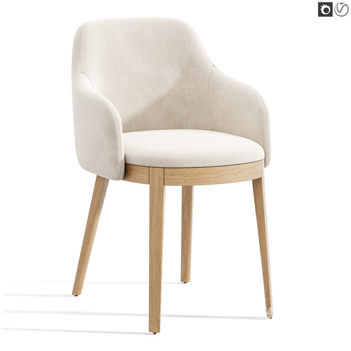 ADeL Chair By Calligaris 3D model Maxve