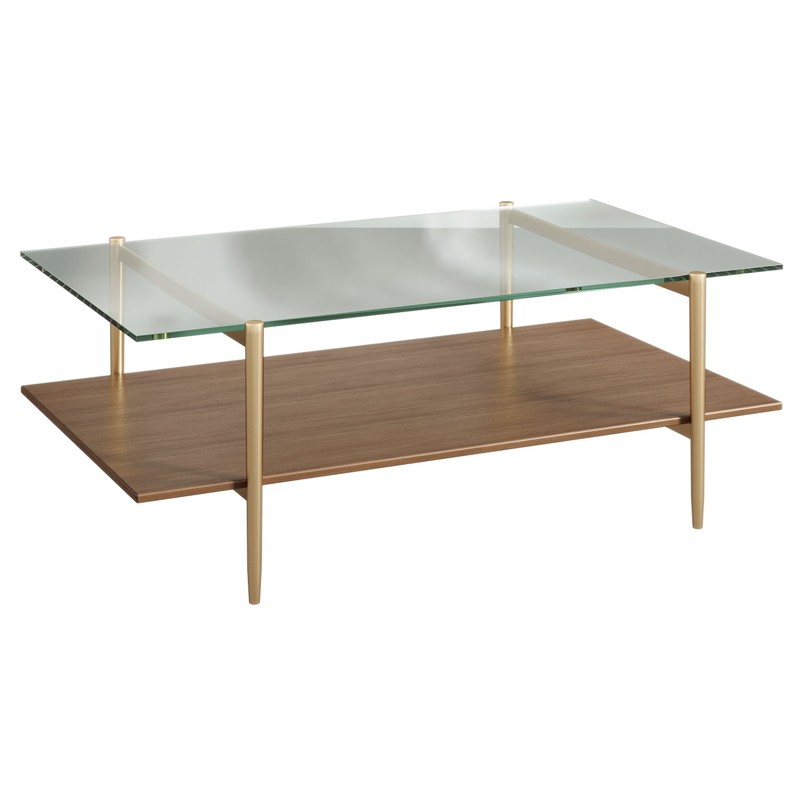 Mid-Century Art Display Coffee Table 3D model Maxve
