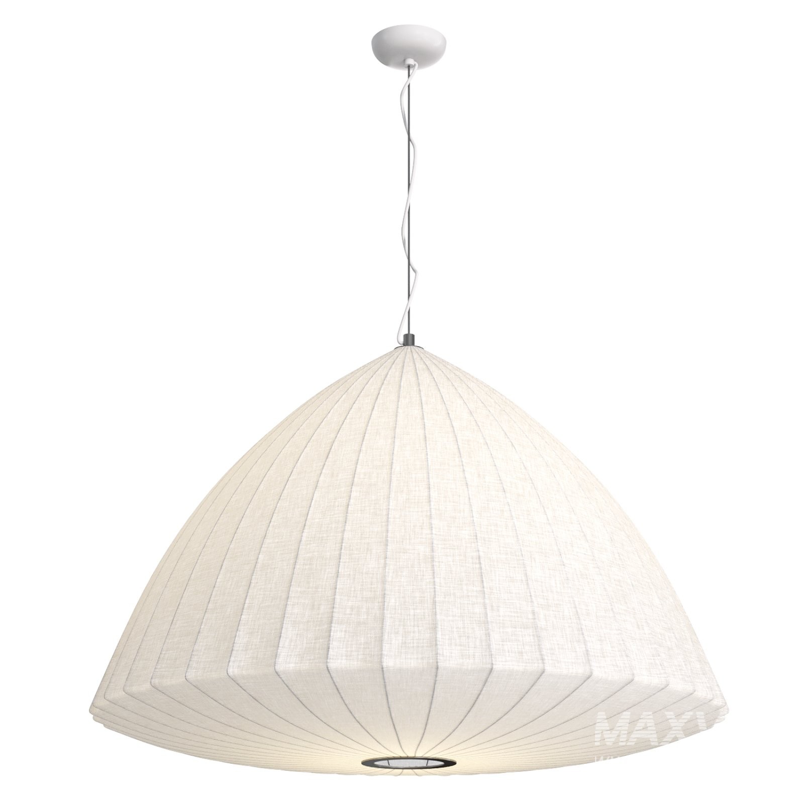 Bubble Bell Pendant Light White 3D model Maxve