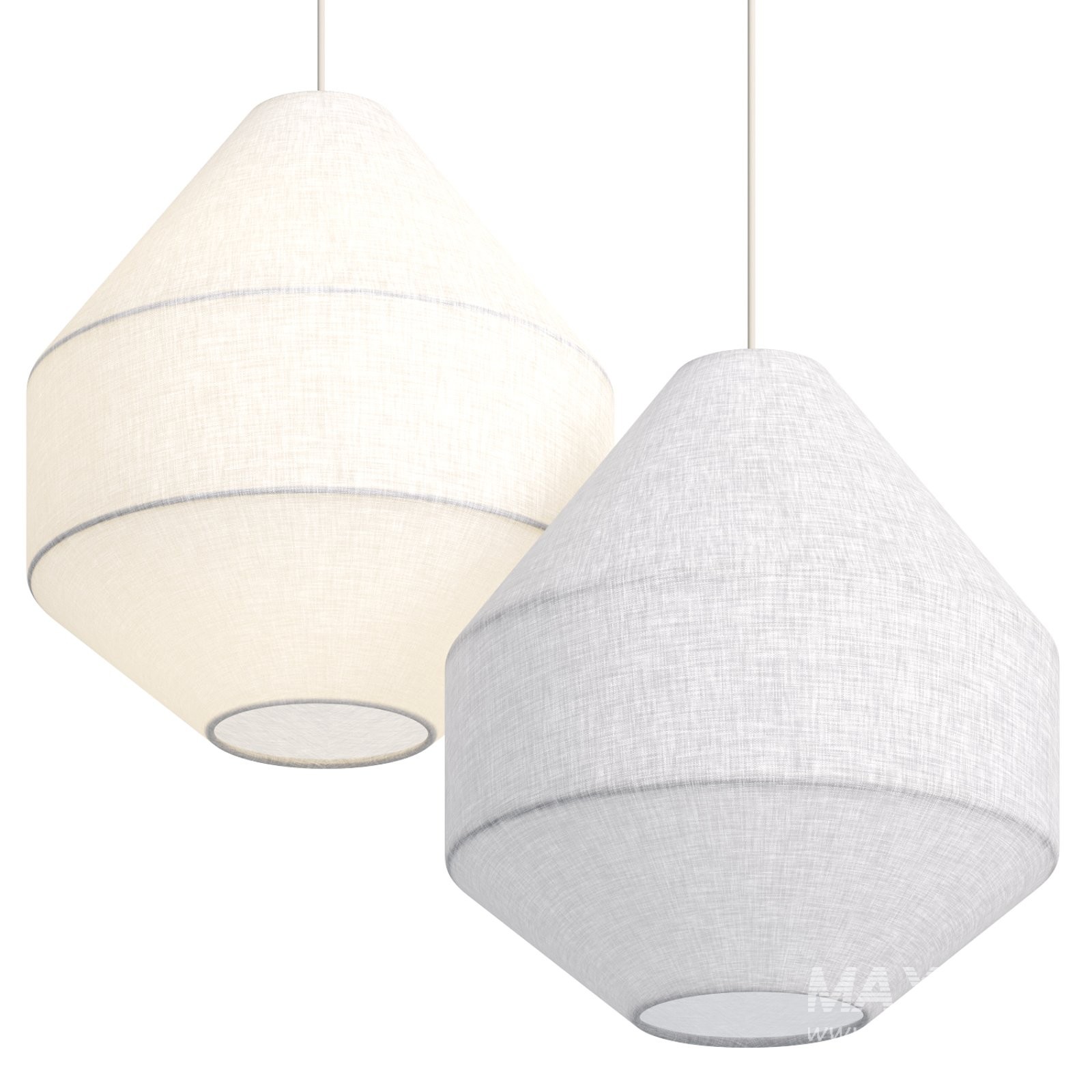 Mayu 01 Pendant 3D model Maxve