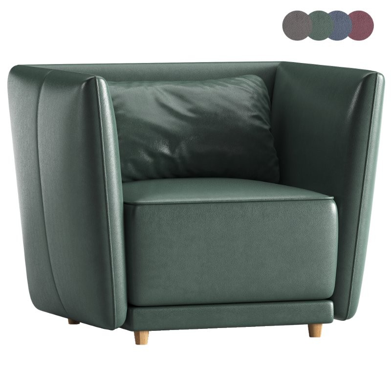 Armchair Nisa Land 3D model Maxve