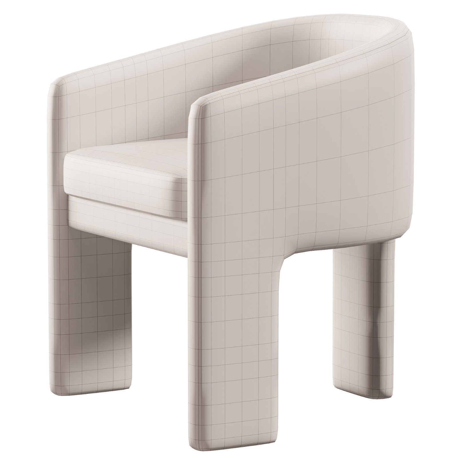 Florin chair 3D model Maxve