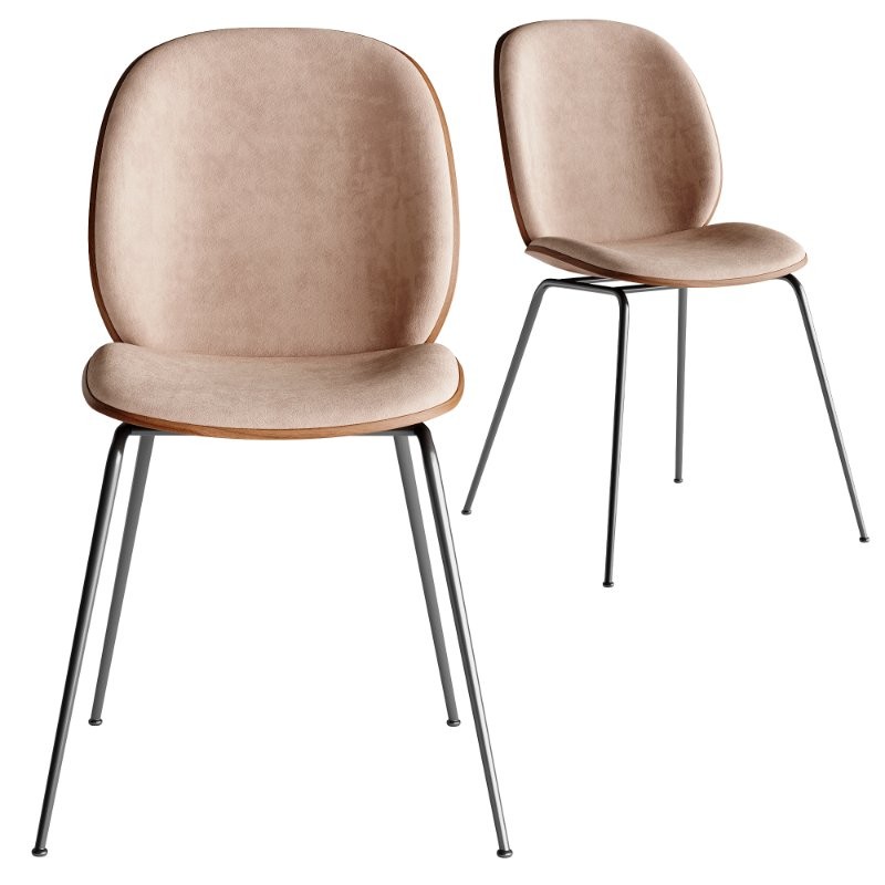 Beetle Dining Chair 3D model Maxve