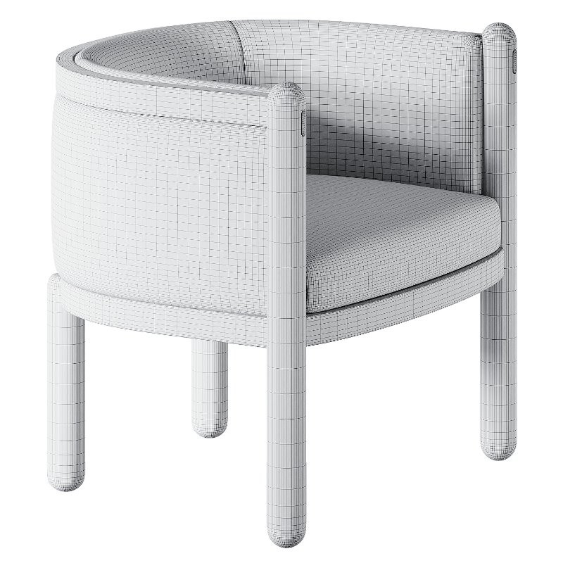 crosby lounge chair 3D model Maxve