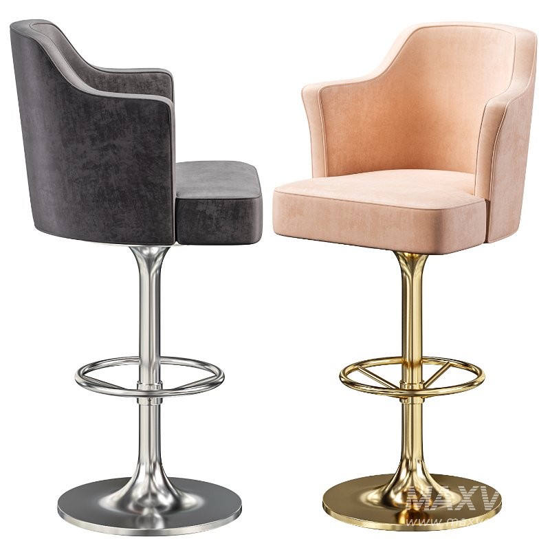Beth bar chair 3D model Maxve
