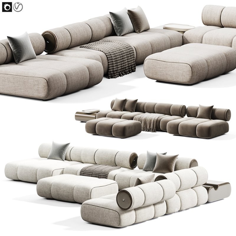 Orion 01 Modular Sofa 3D model Maxve