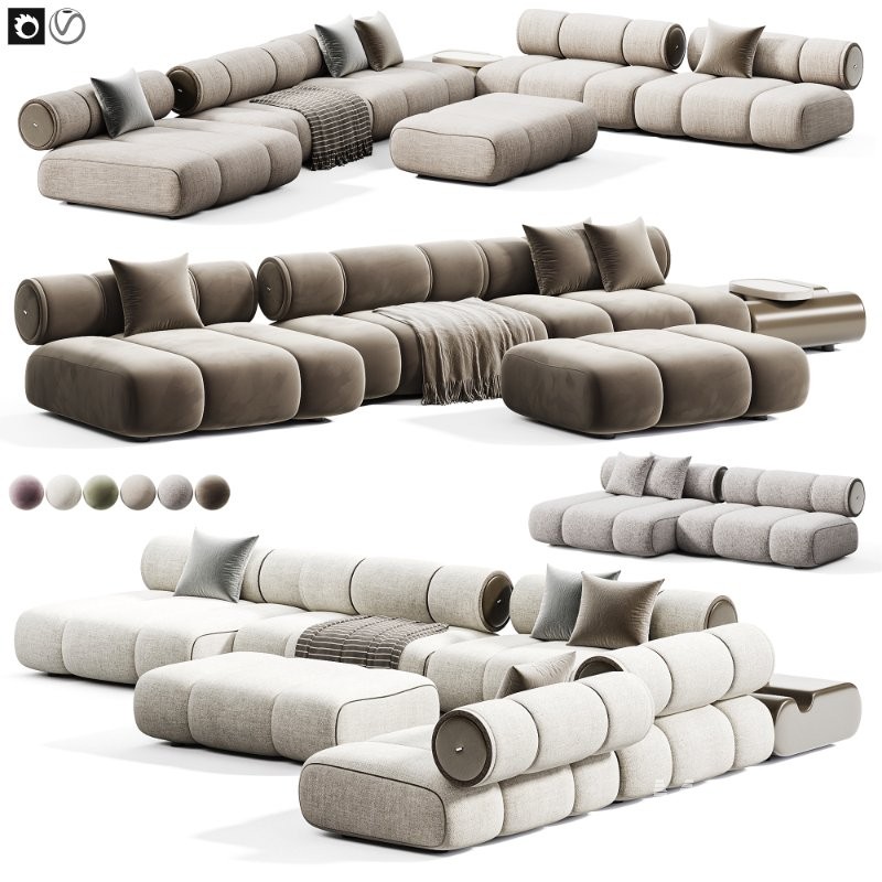 Orion 01 Modular Sofa 3D model Maxve