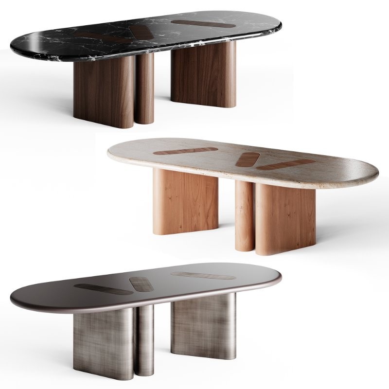 Fatty Emmemobili Table 3D model Maxve