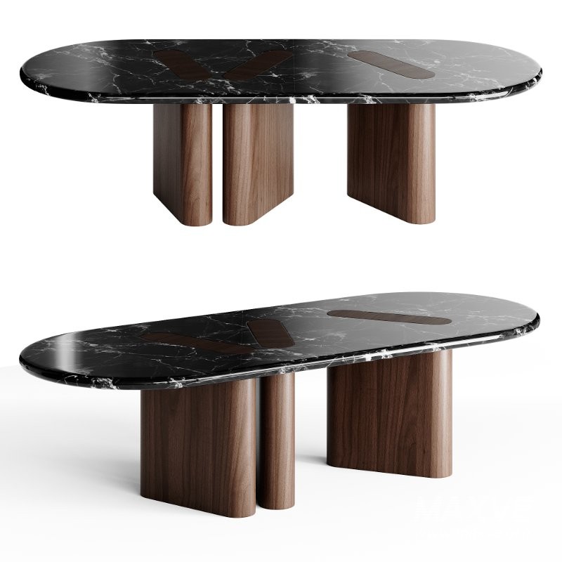Fatty Emmemobili Table 3D model Maxve
