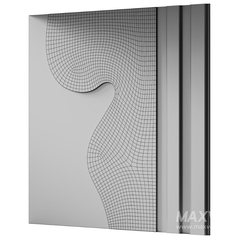 Art Wall 108 3D model Maxve