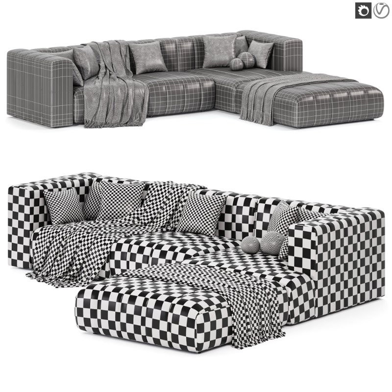 Sofa KION 3D model Maxve