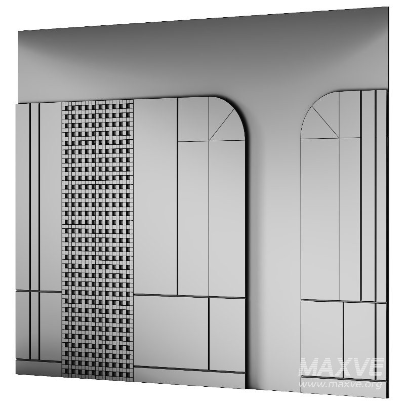 Art Wall 143 3D model Maxve