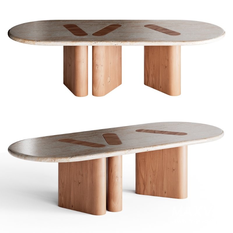 Fatty Emmemobili Table 3D model Maxve