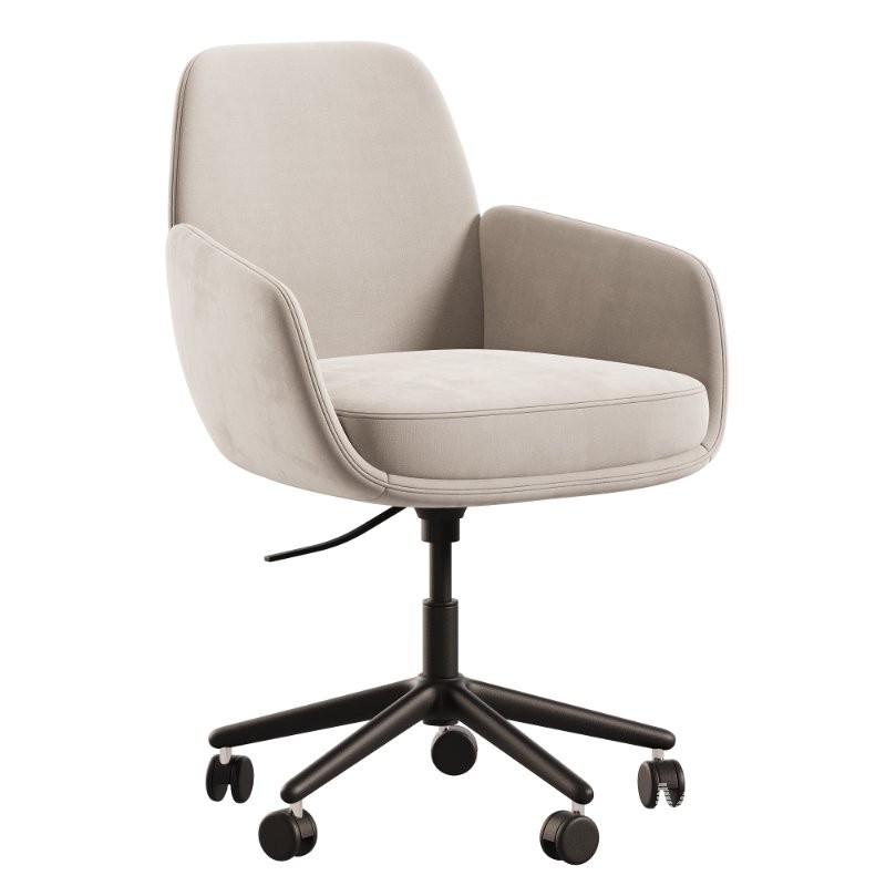 Haworth Poppy swivel chair 3D model Maxve