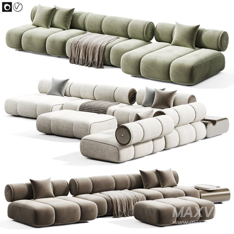 Orion 01 Modular Sofa 3D model Maxve