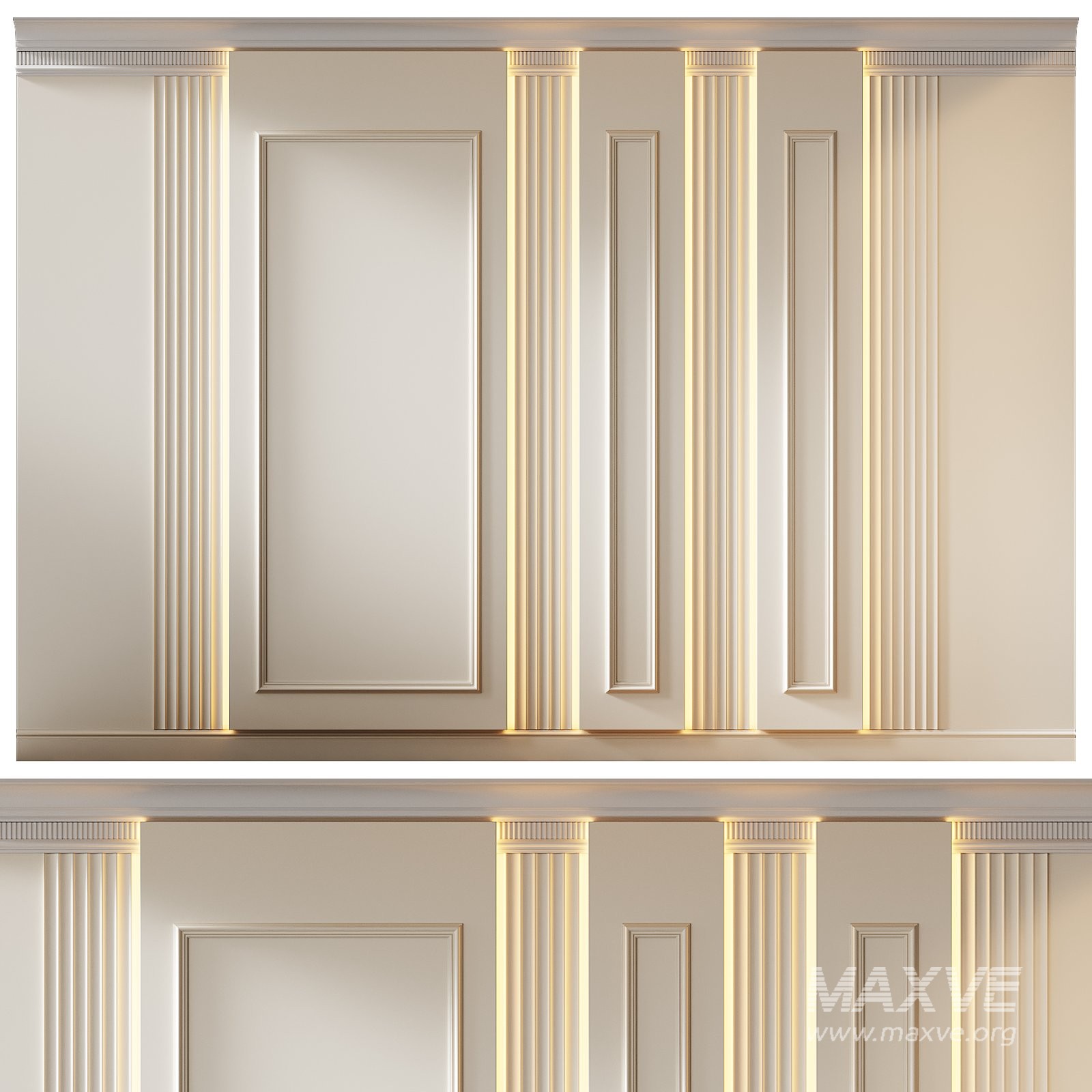 Art Wall 107 3D model Maxve