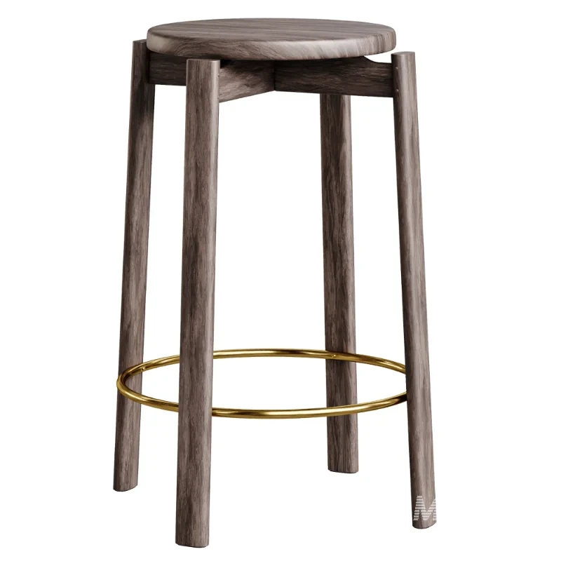 Passage Bar Stool counter stool 3D model Maxve