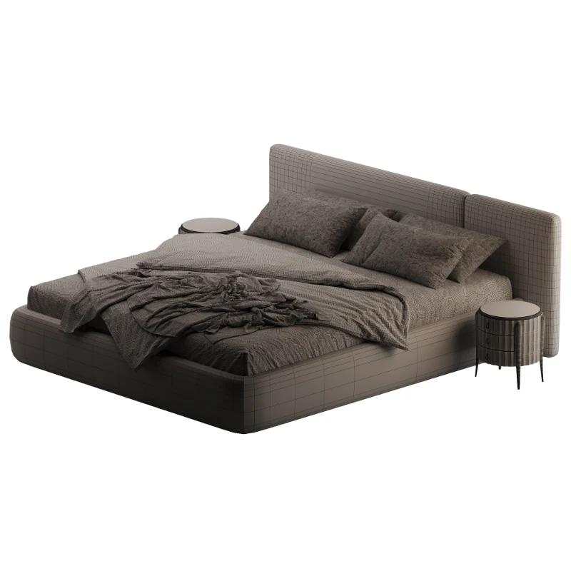 Guest bed 3D model Maxve
