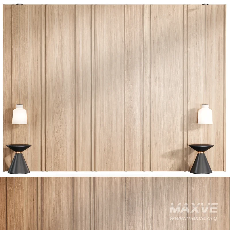 Decorative wall panel N21 3D model Maxve