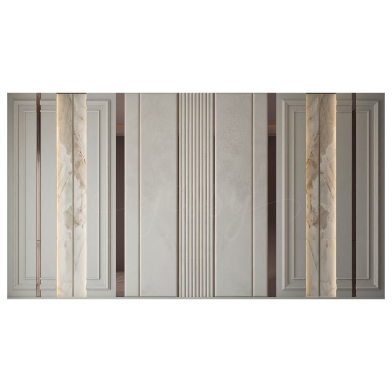 wall panel 3 3D model Maxve