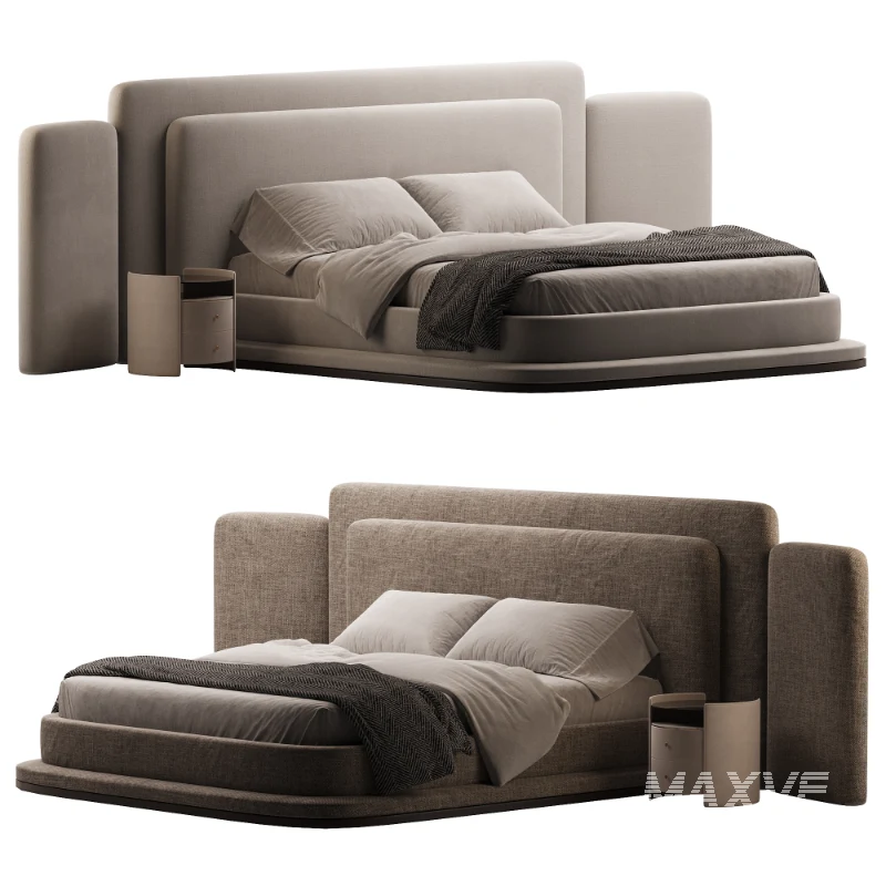 Amjad Salloum Bed 3D model Maxve