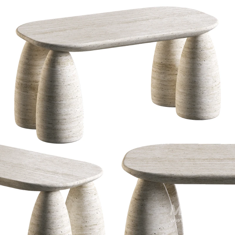 Monolith collection M19 desk 3D model Maxve