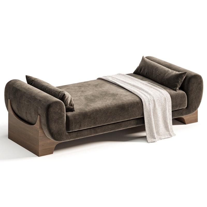 Beaufort Boucle Sheba Daybed 3D model Maxve