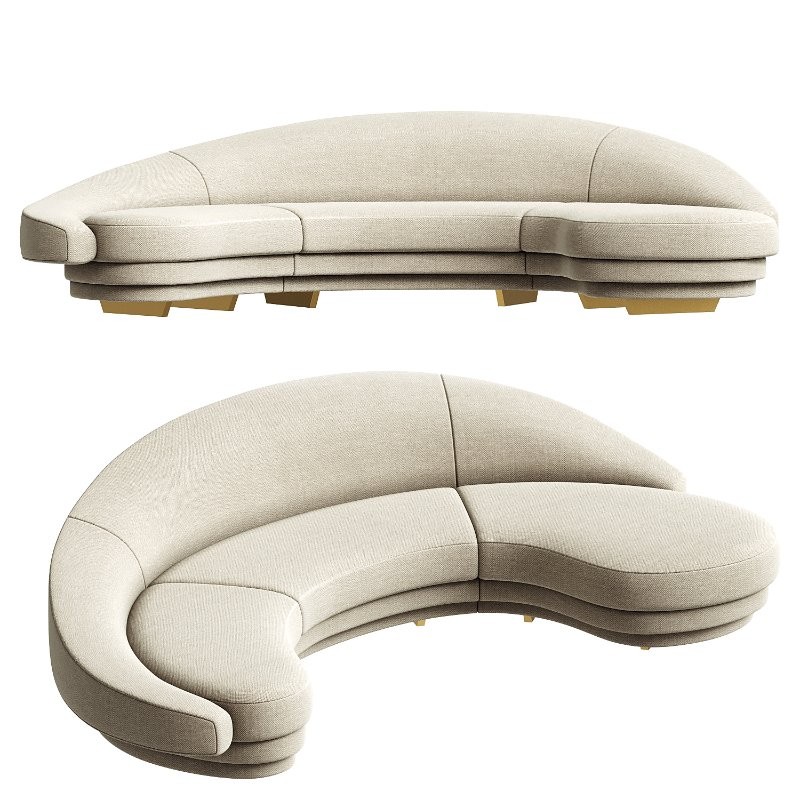 Giulia Sofa Nude 3D model Maxve