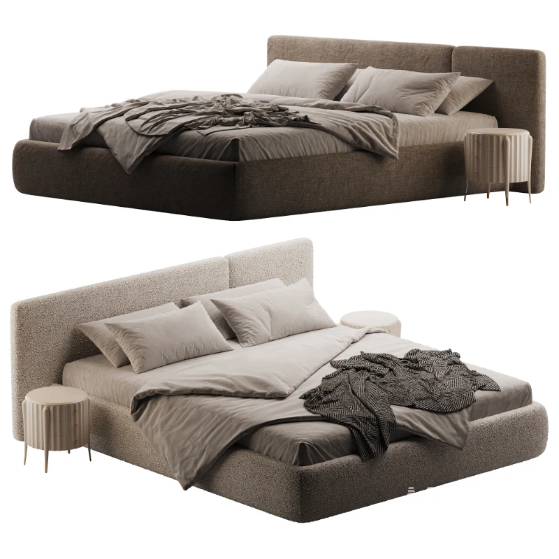 Guest bed 3D model Maxve