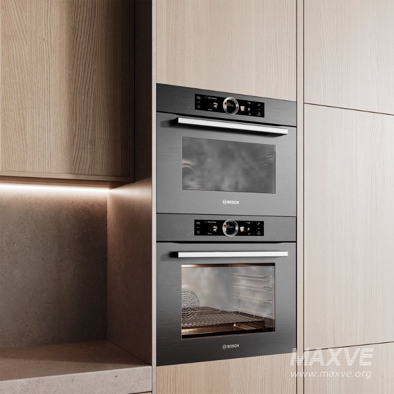 Kitchen 003 3D model Maxve