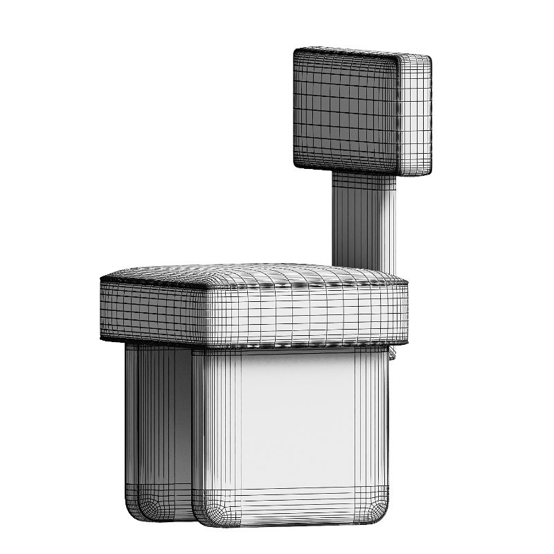 Kiki Chair Blue 3D model Maxve