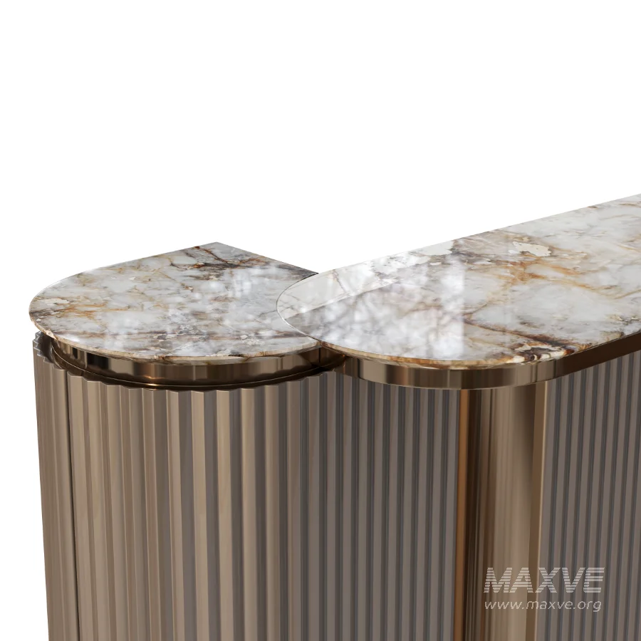 Visionnaire Duke bar counter 3D model Maxve