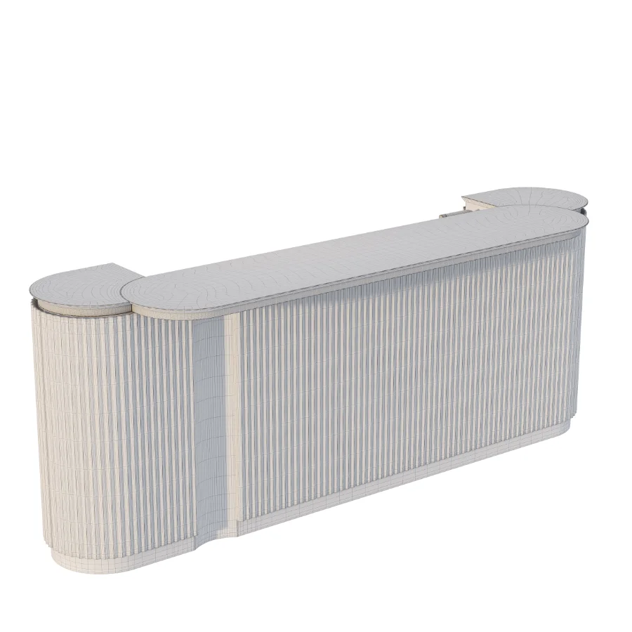 Visionnaire Duke bar counter 3D model Maxve