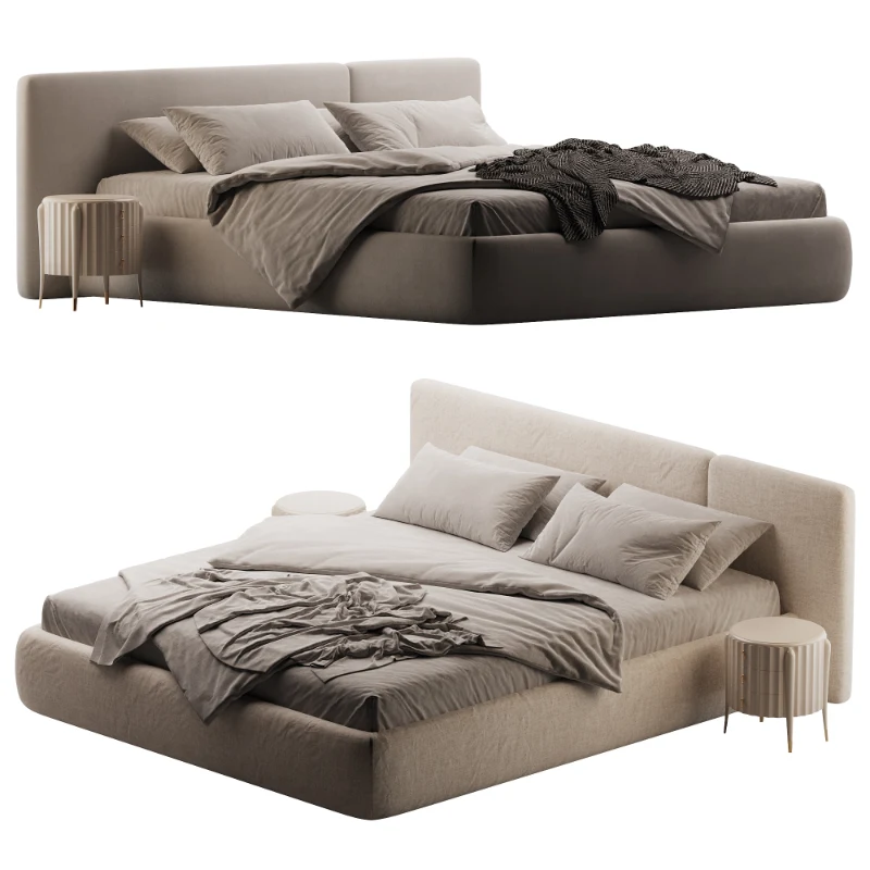 Guest bed 3D model Maxve