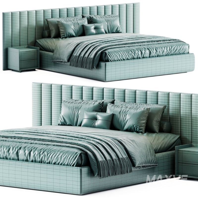 Boiserie Soft Pianca 3D model Maxve