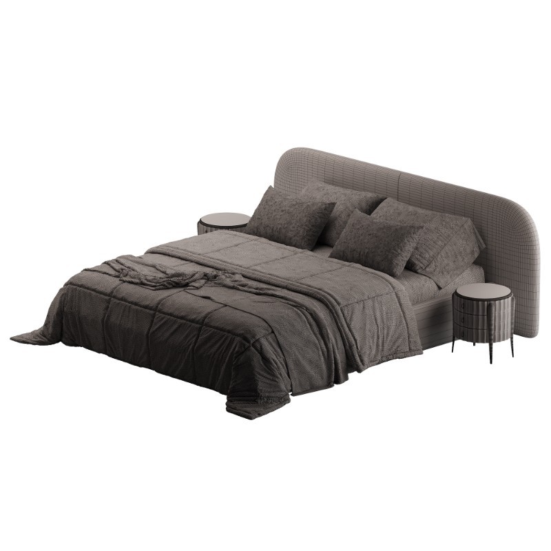 Taehung bed 3D model Maxve