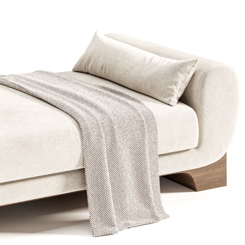 Beaufort Boucle Sheba Daybed 3D model Maxve