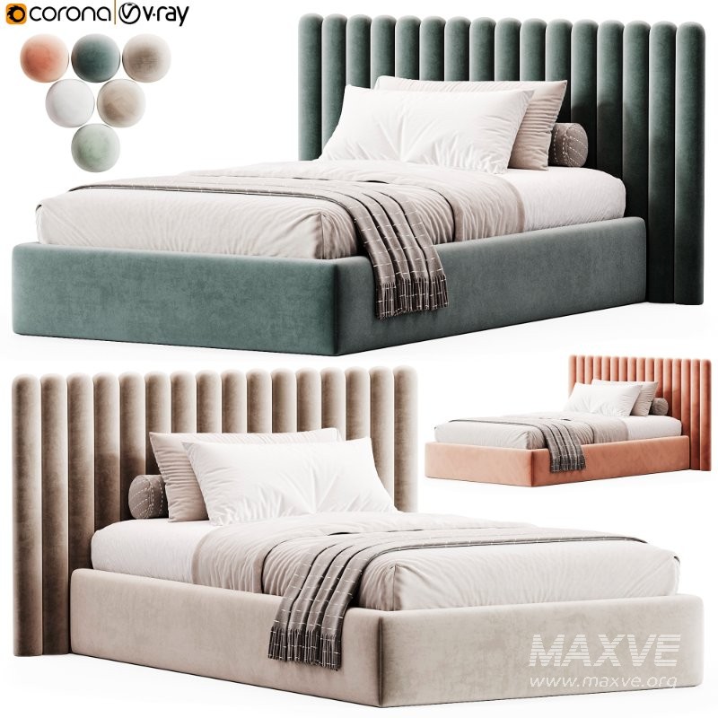 Jessie kids bed By Sensorsleep 3D model Maxve