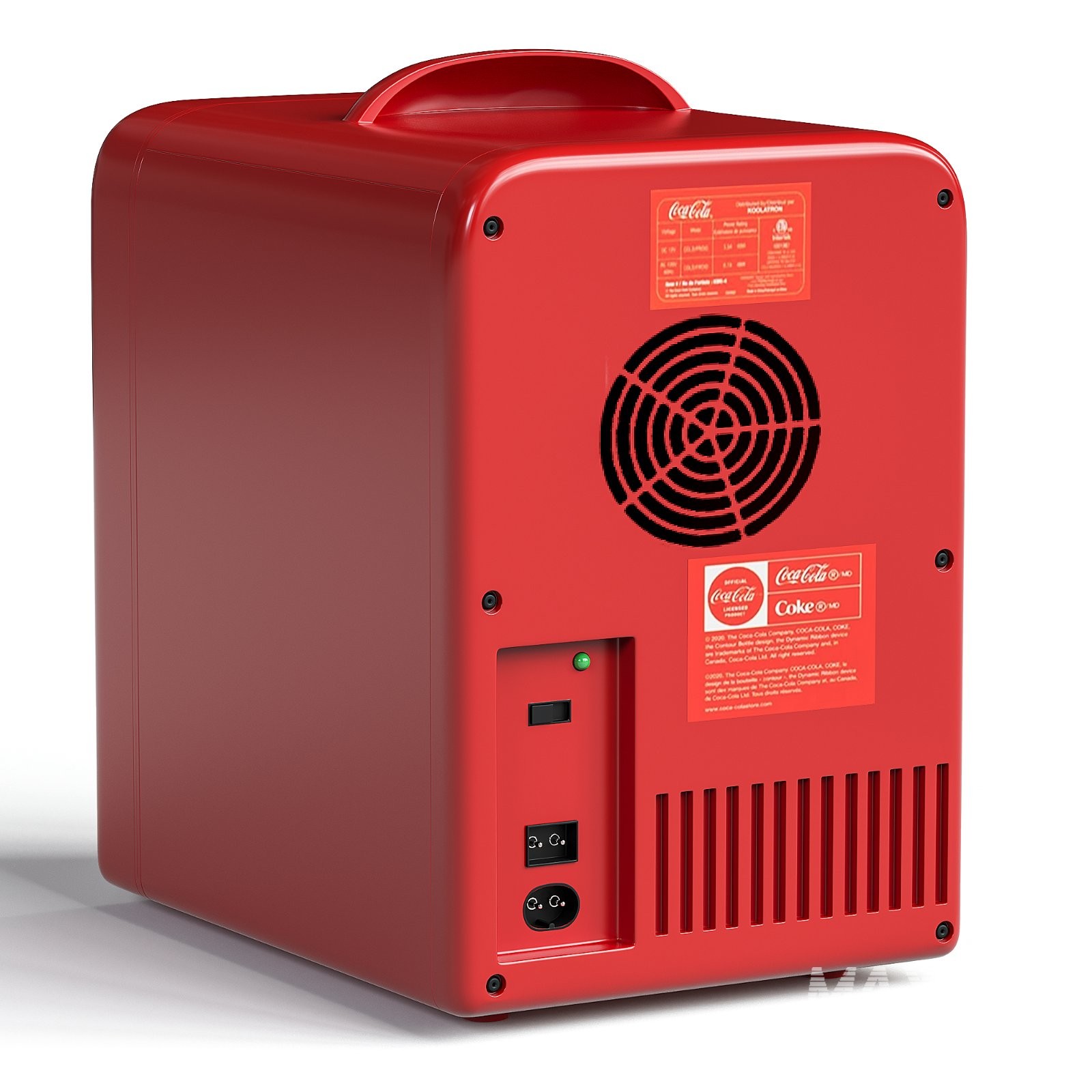 Coca Cola Mini Fridge 3D model Maxve