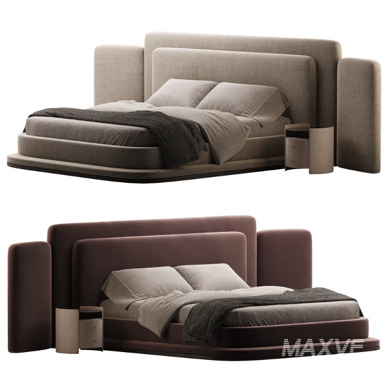 Amjad Salloum Bed 3D model Maxve