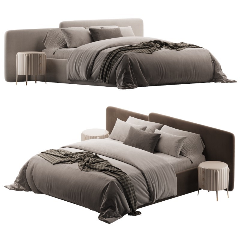 Dana bed 3D model Maxve