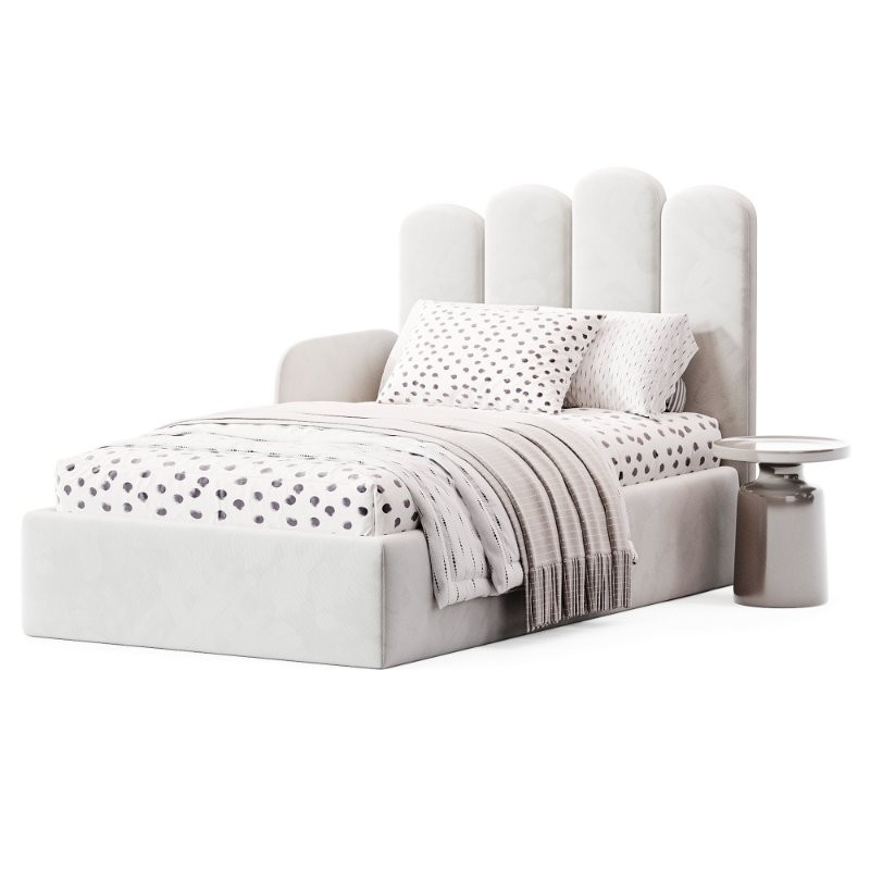 Children's soft bed Pumbaa 3D model Maxve