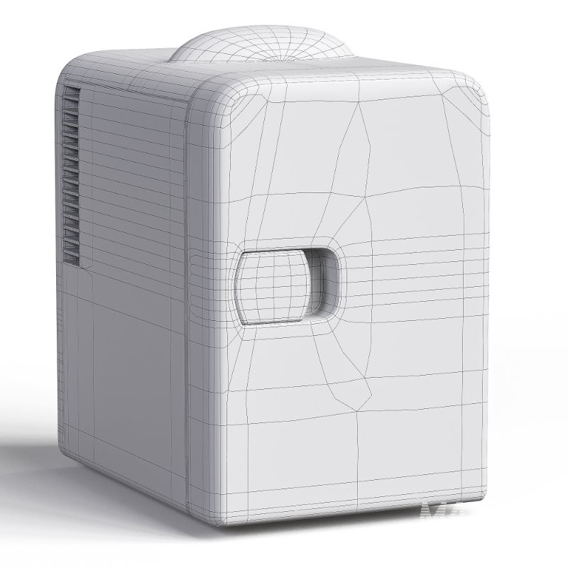 Coca Cola Mini Fridge 3D model Maxve