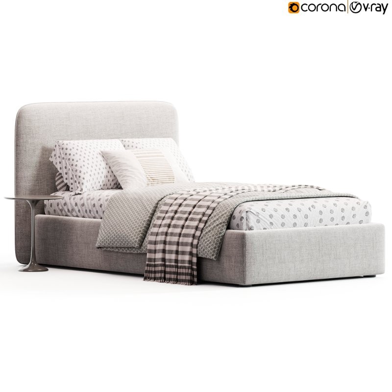 Bed Fleet kids 3D model Maxve