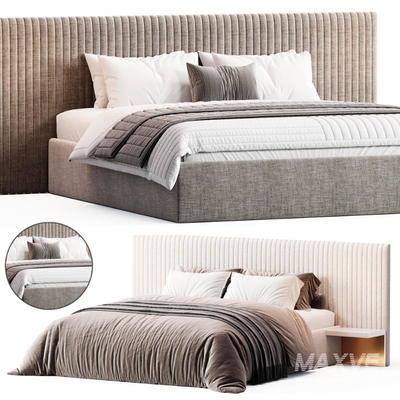 Minnesota Bed 3D model Maxve