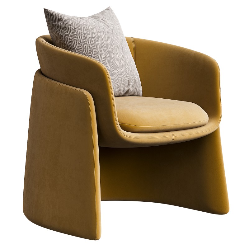 Seba_Lounge_Davis_Armchair 3D model Maxve