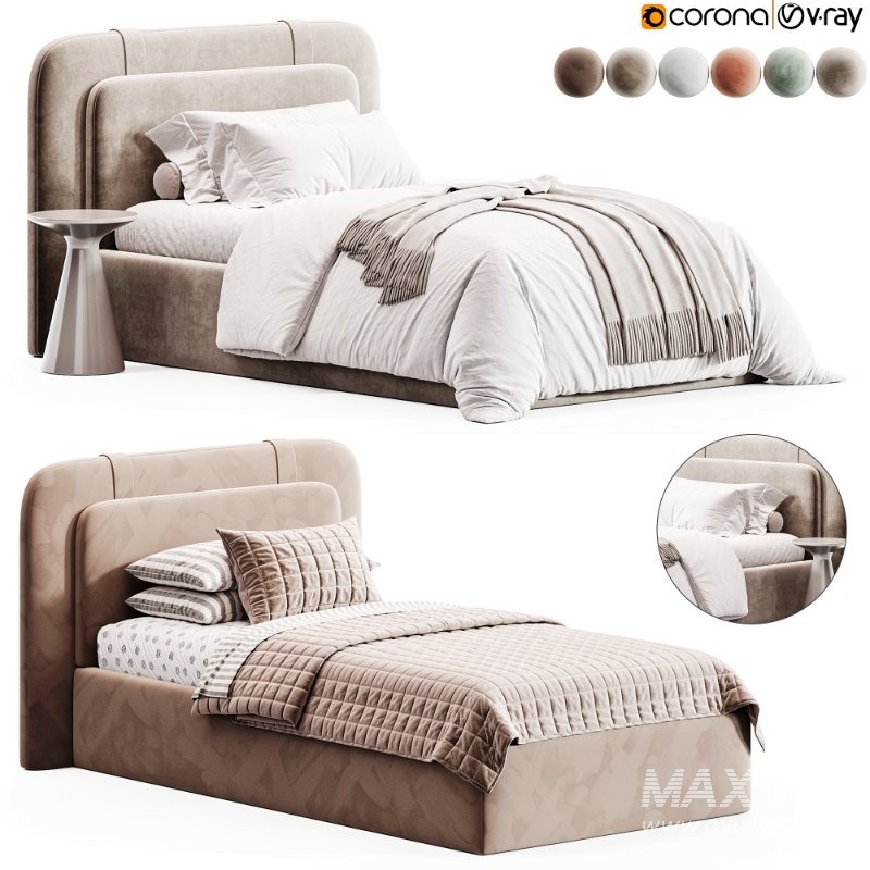 Parra kids bed By Sensorsleep 3D model Maxve