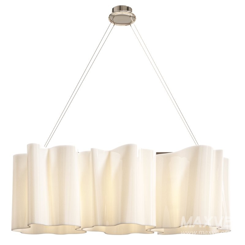 Logic Pendant lighting 3D model Maxve