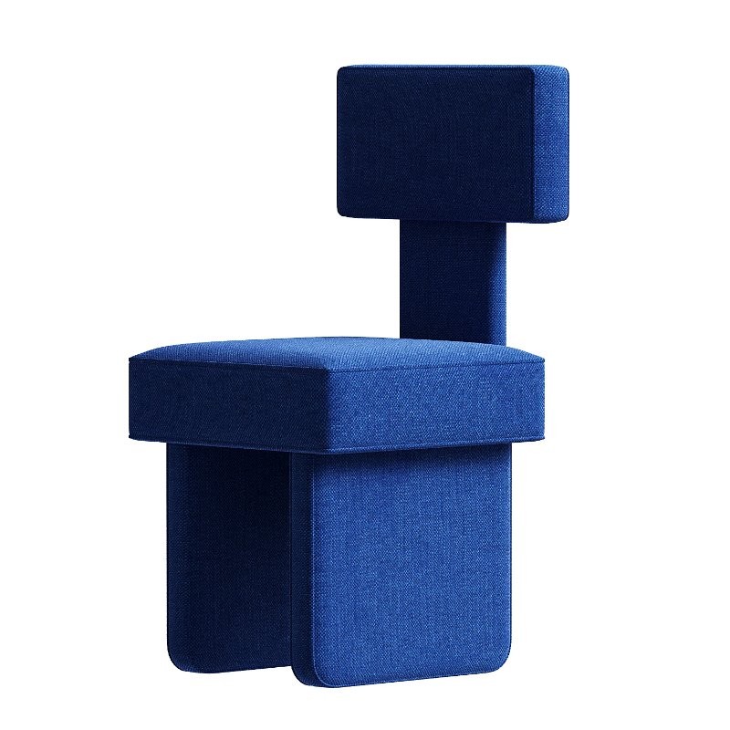 Kiki Chair Blue 3D model Maxve