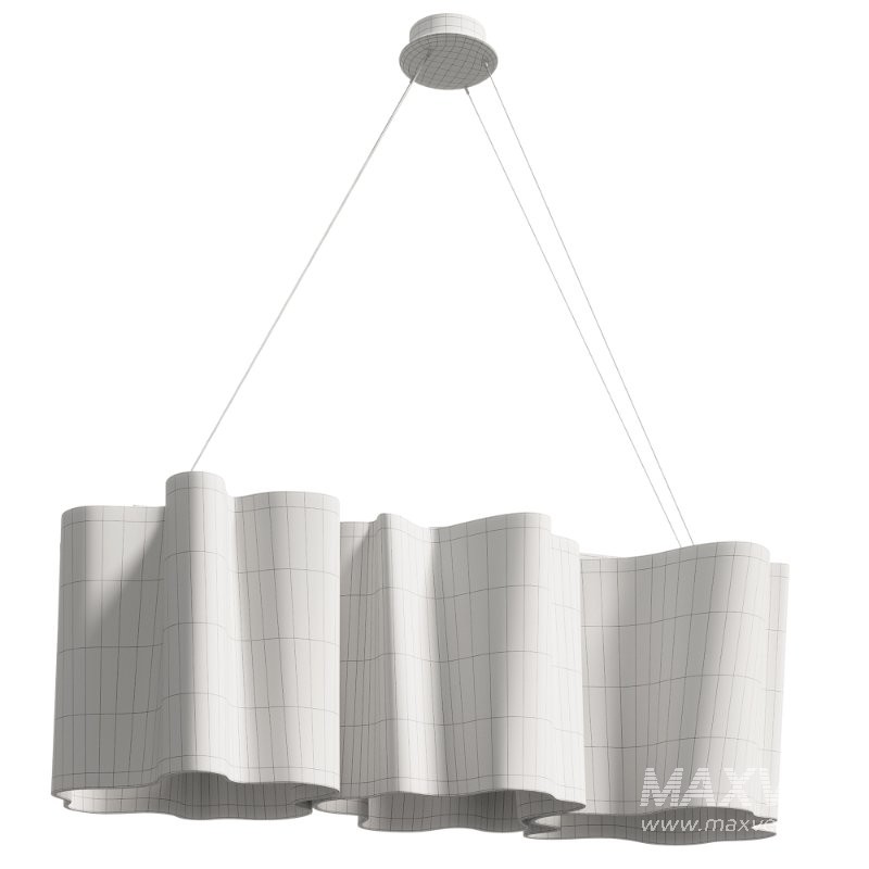 Logic Pendant lighting 3D model Maxve